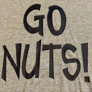 Hanes | Shirts | Vintage 98 Go Nuts Spellout Graphic Tee Sz L | Poshmark